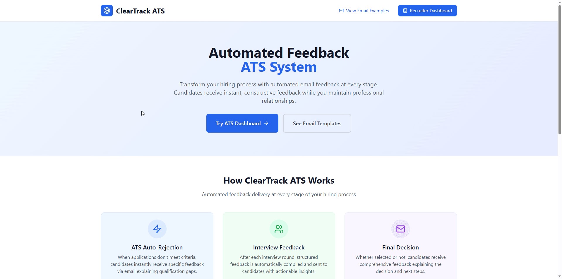 ClearTrack | Devpost