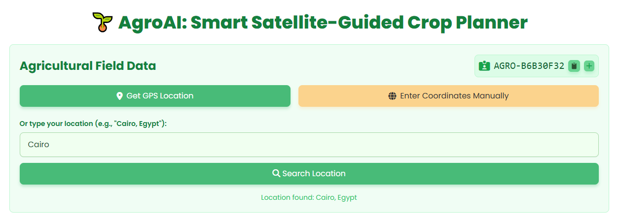 Agro AI: Smart Satellite-Guided Crop Planner | Devpost