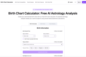 Birth Chart Calculator | Devpost