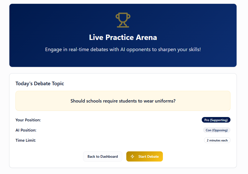 LogicSpark Debate Master | Devpost