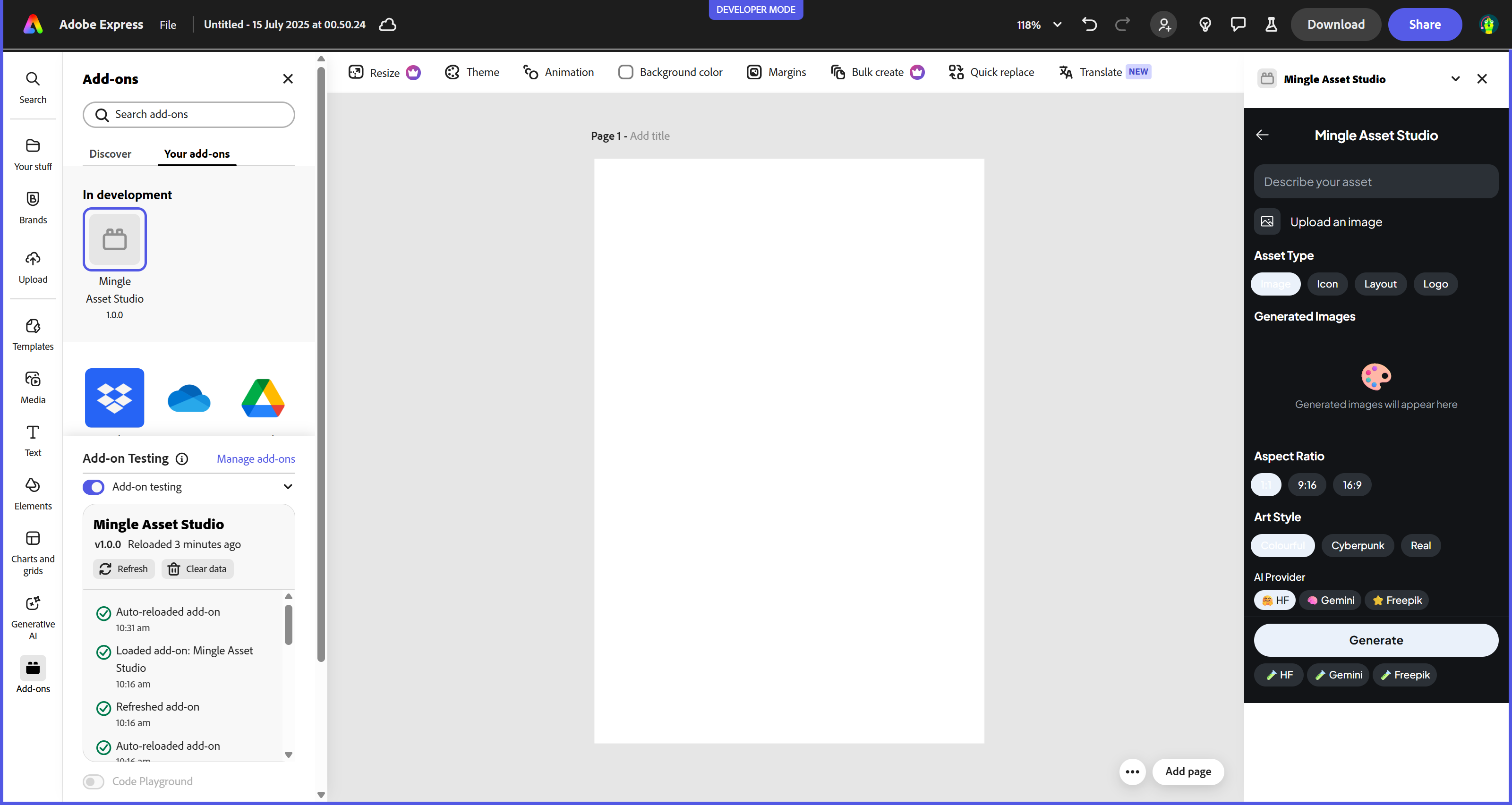 Mingle Asset Studio | Devpost