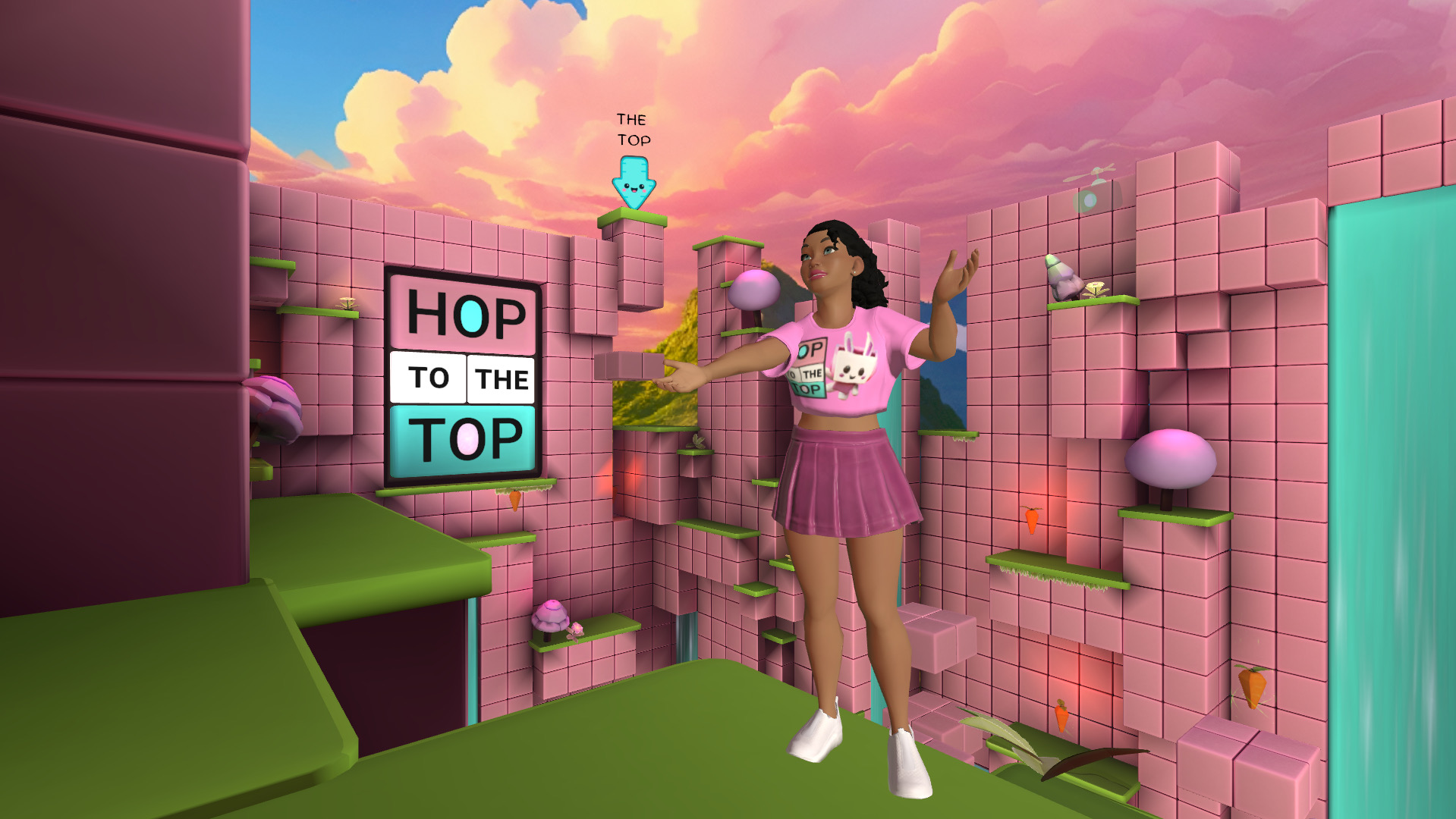 HOP TO THE TOP! | Parkour | Devpost