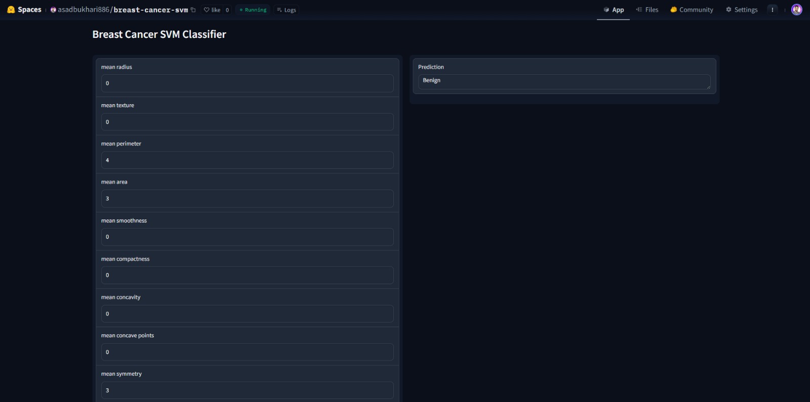 ML-Powered Breast Cancer Checker | Devpost