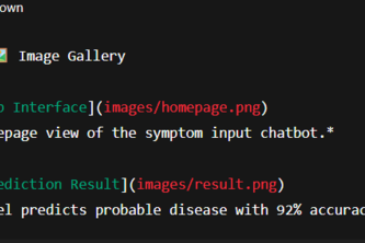 Disease Prediction From Symptoms | Devpost