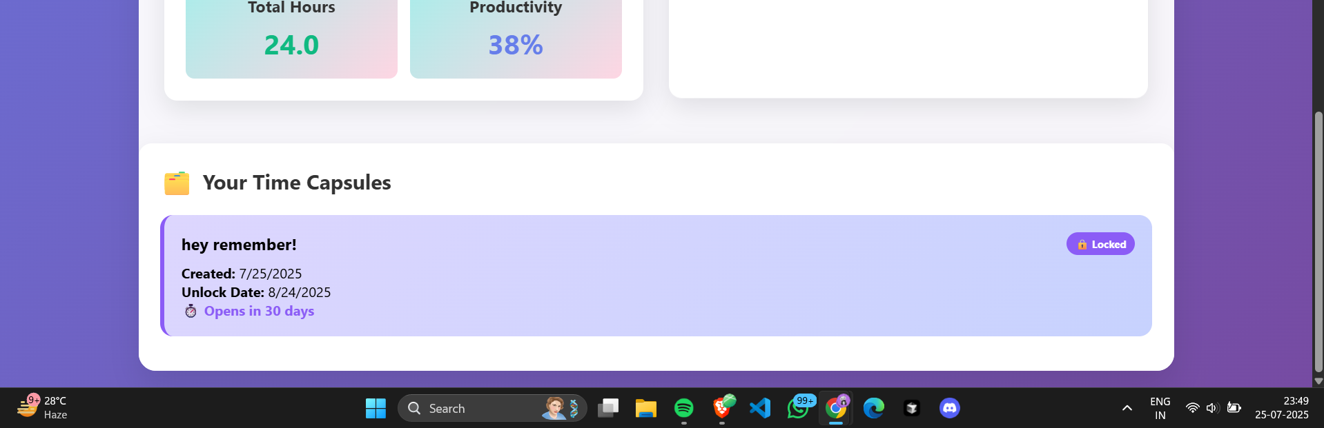 Time capsule budget planner | Devpost