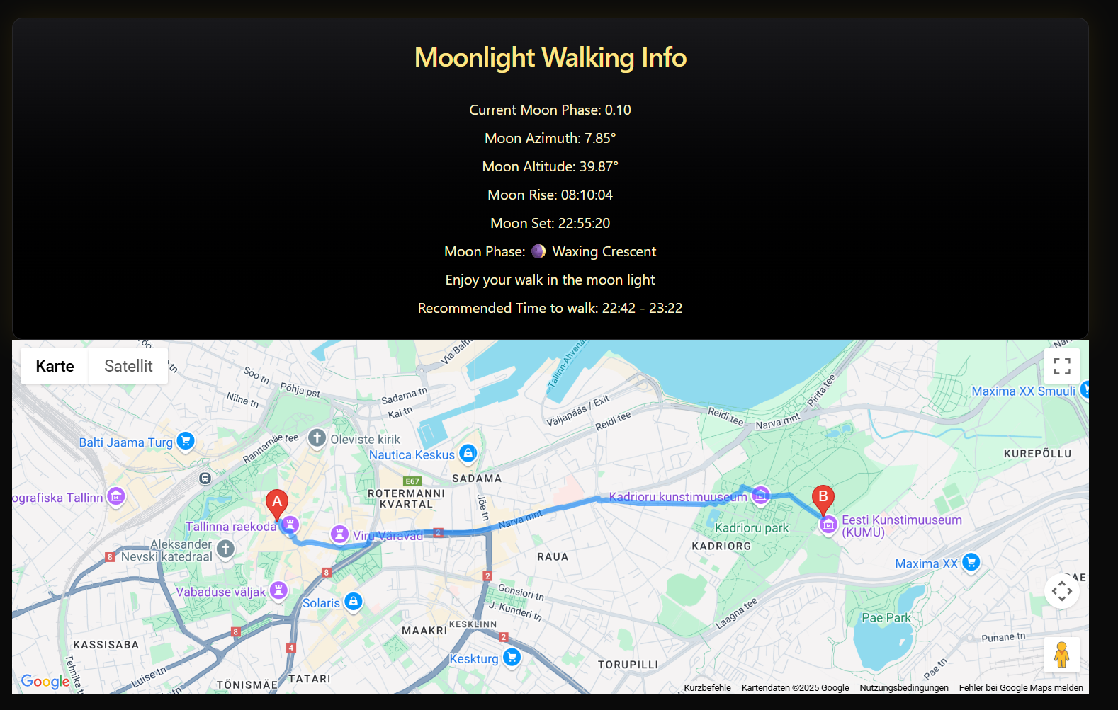 Moonlight Walking | Devpost