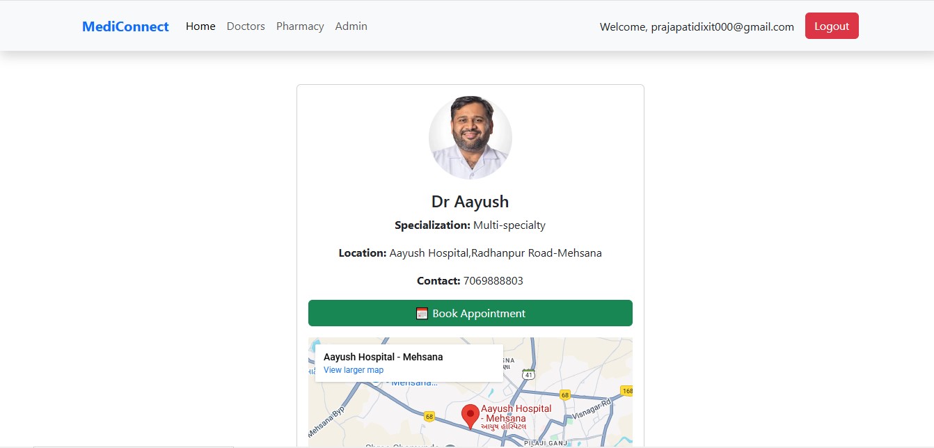 MediConnect – Local Medicine & Doctor Finder | Devpost