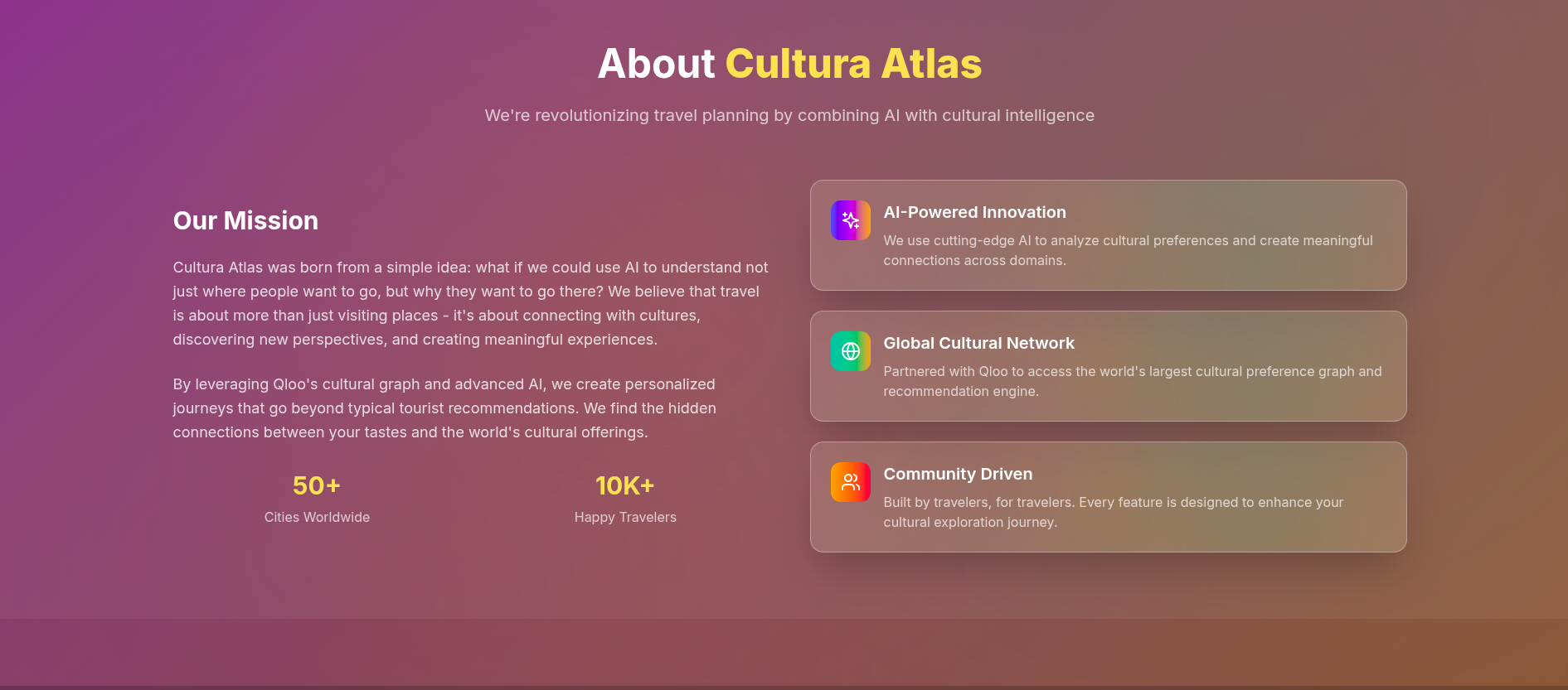Cultura Atlas | Devpost