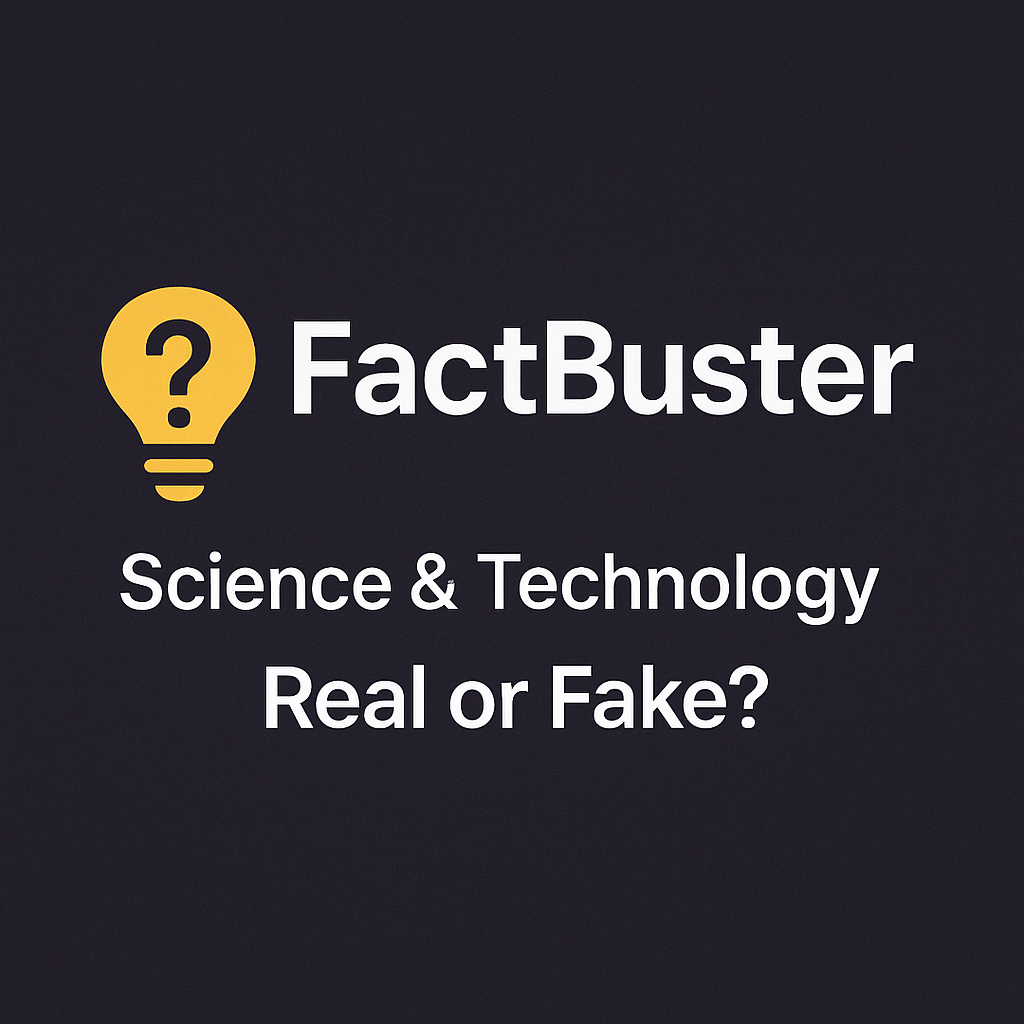 Fact Buster - Real or Fake? | Devpost