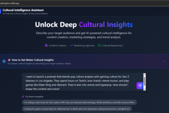 Cultural Intelligence Assistant | Devpost
