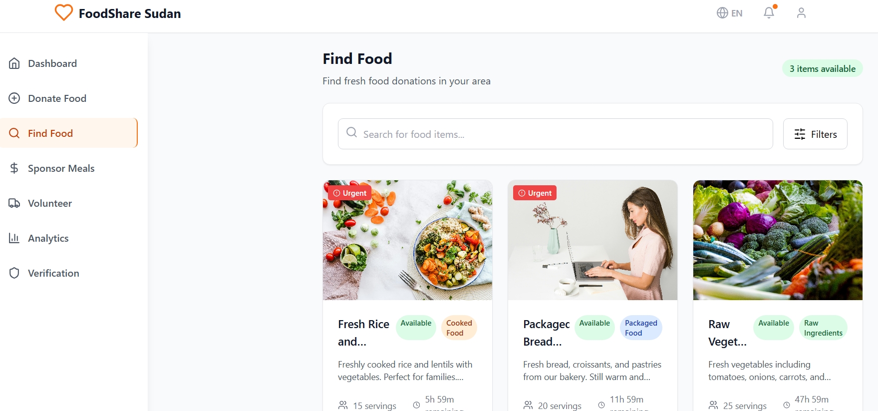 FoodShare Sudan | Devpost