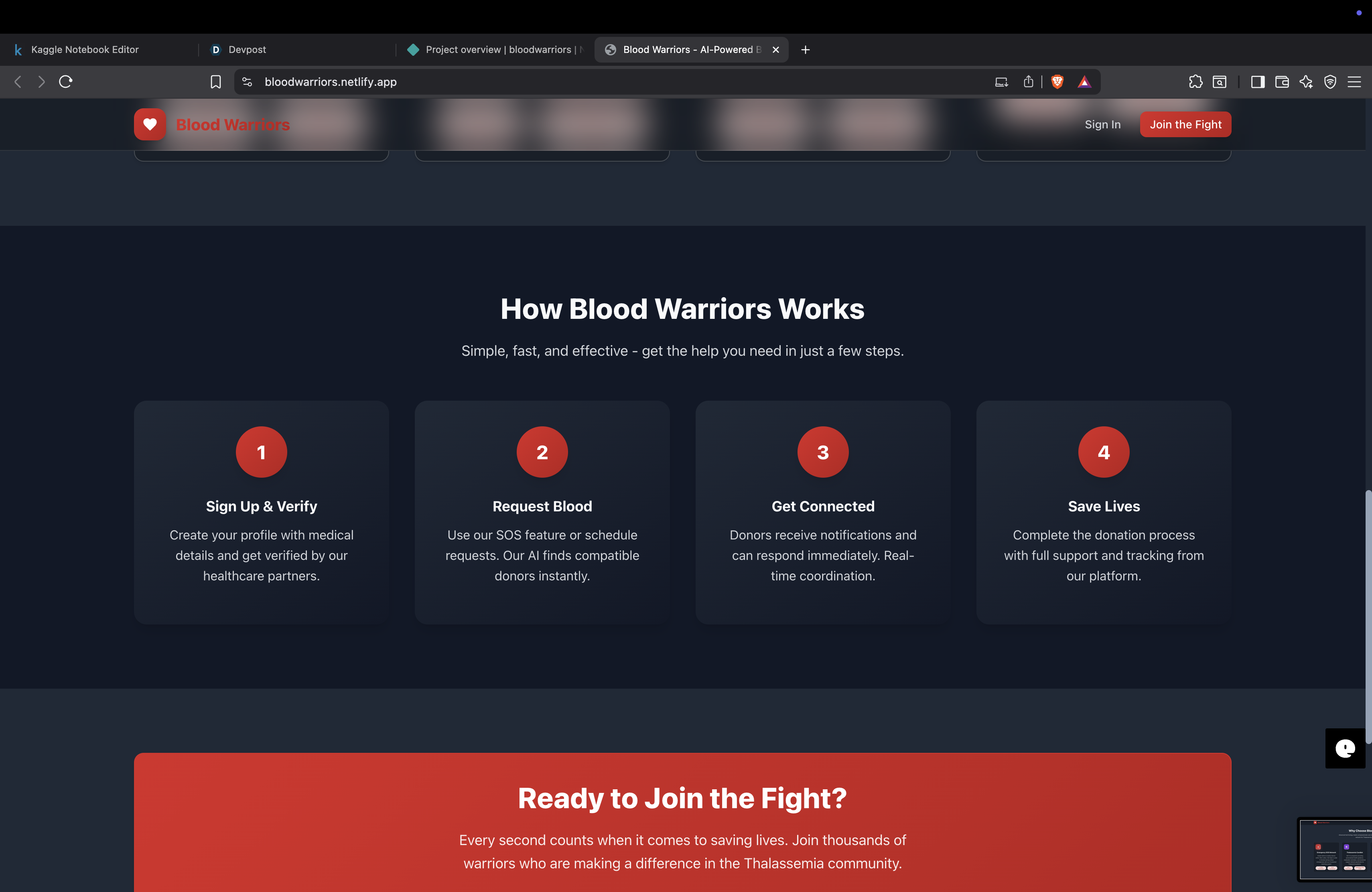 Blood Warriors | Devpost