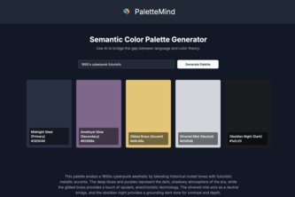 PaletteMind: From words to colors. | Devpost