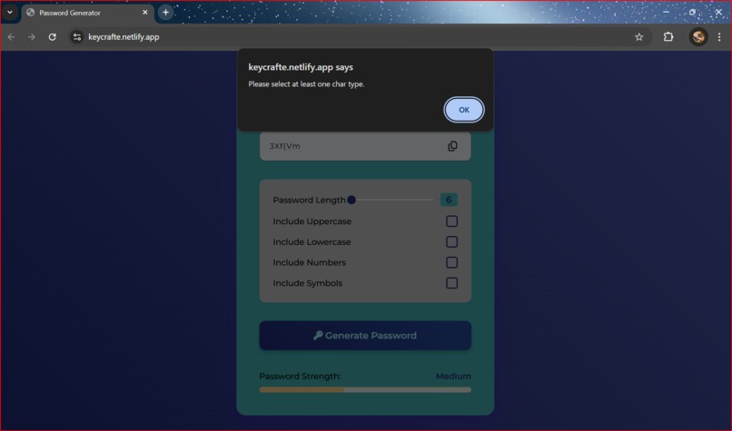 PASSWORD GENERATOR | Devpost