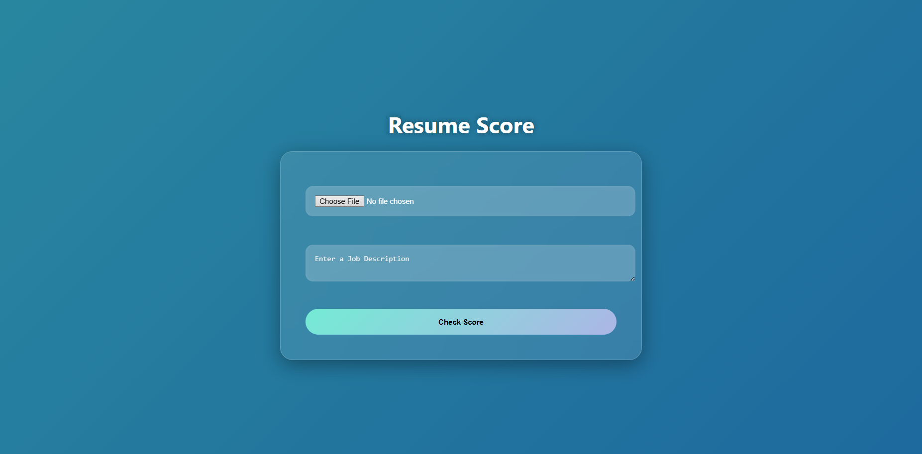 AI-Powered Resume Optimization and Scoring System | Devpost