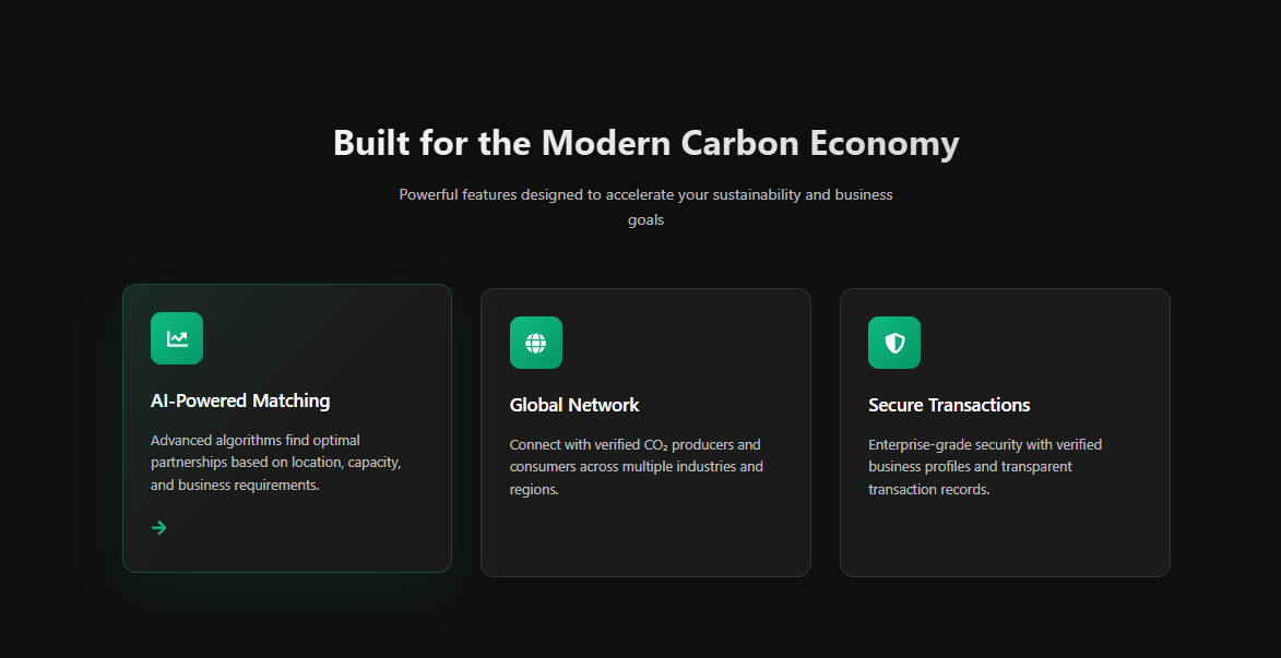 CarbonFlow - Carbon Capture Marketplace | Devpost