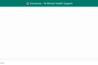 Emosense – AI Mental Health Support | Devpost