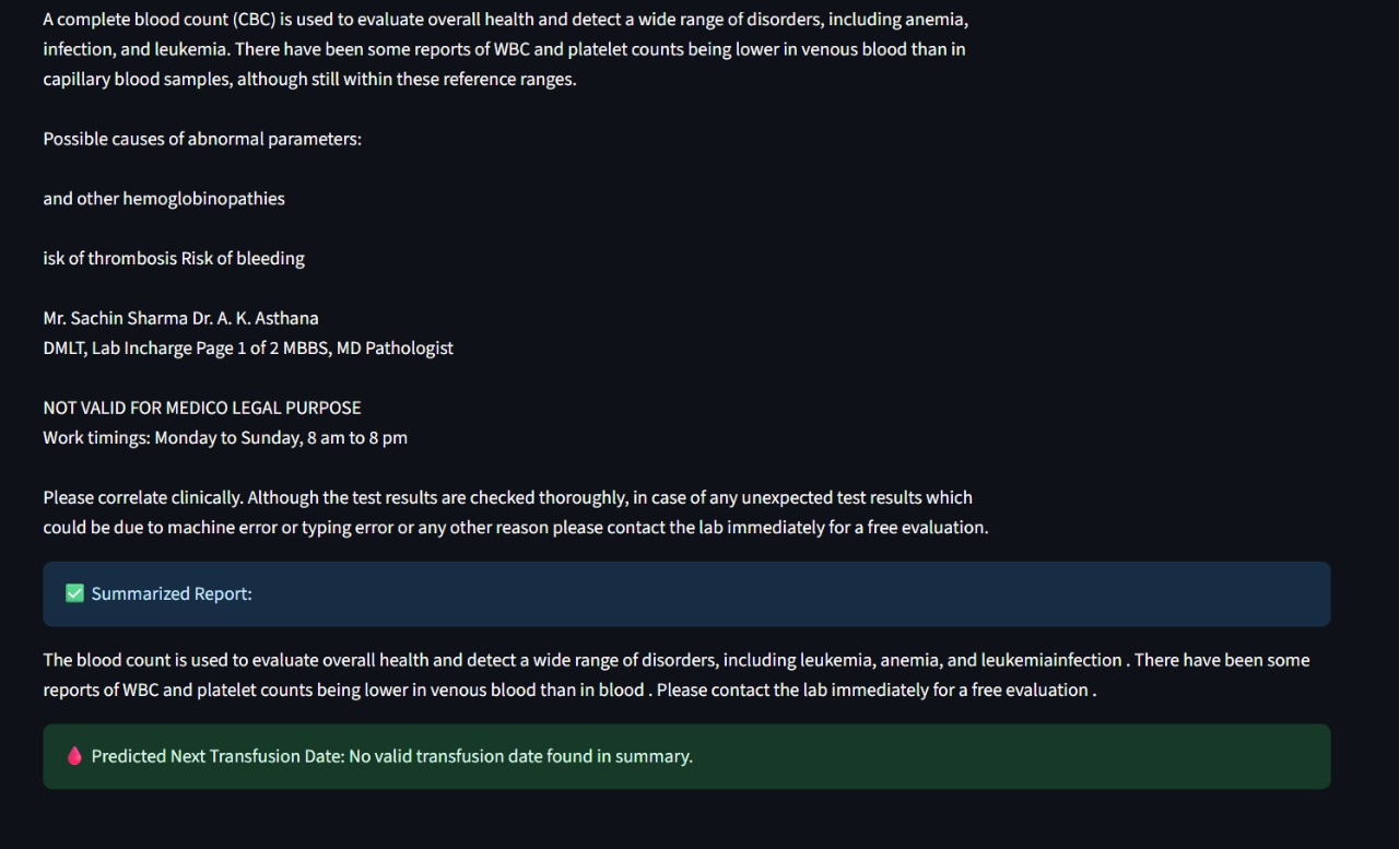 TransfuSense: AI Assistant for Thalassemia Care | Devpost