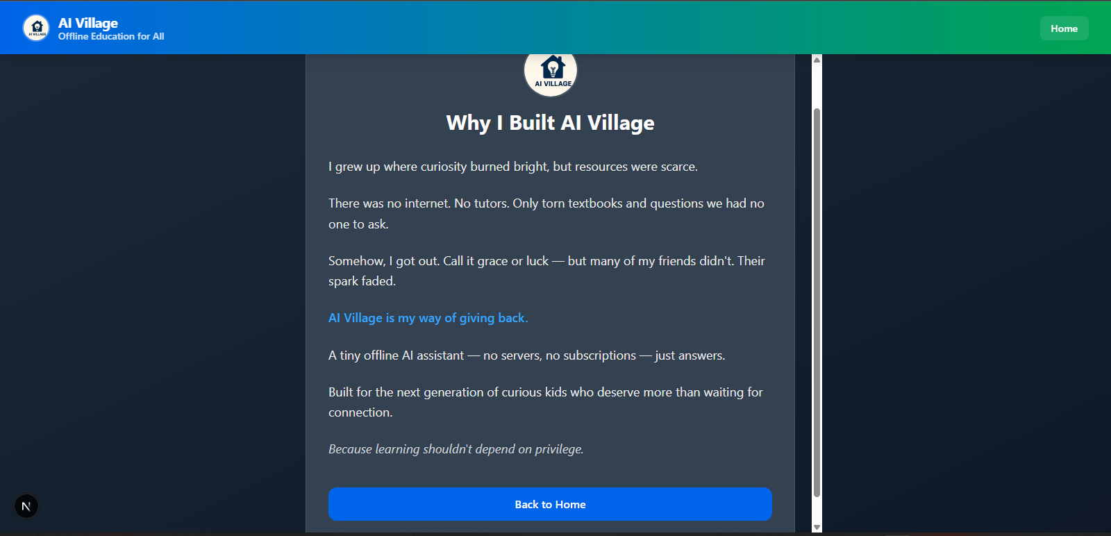 AI Village | Devpost