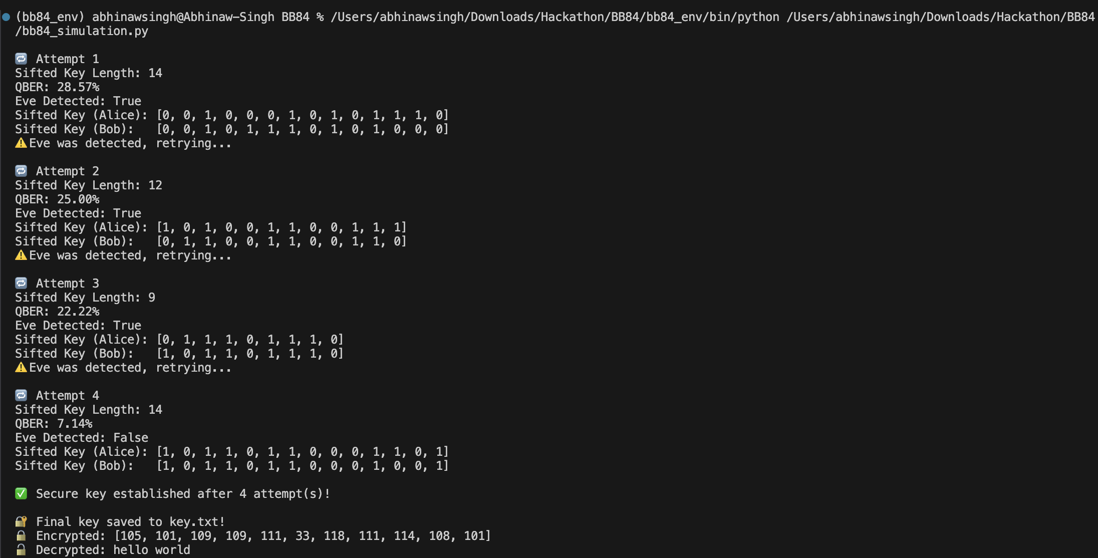 QryptoTalk: Simulating the Quantum Future | Devpost