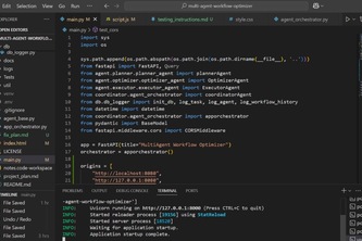 Multi Agent Workflow optimizer | Devpost