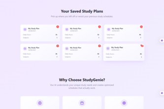 StudyGenie – Smart AI Study Planner | Devpost