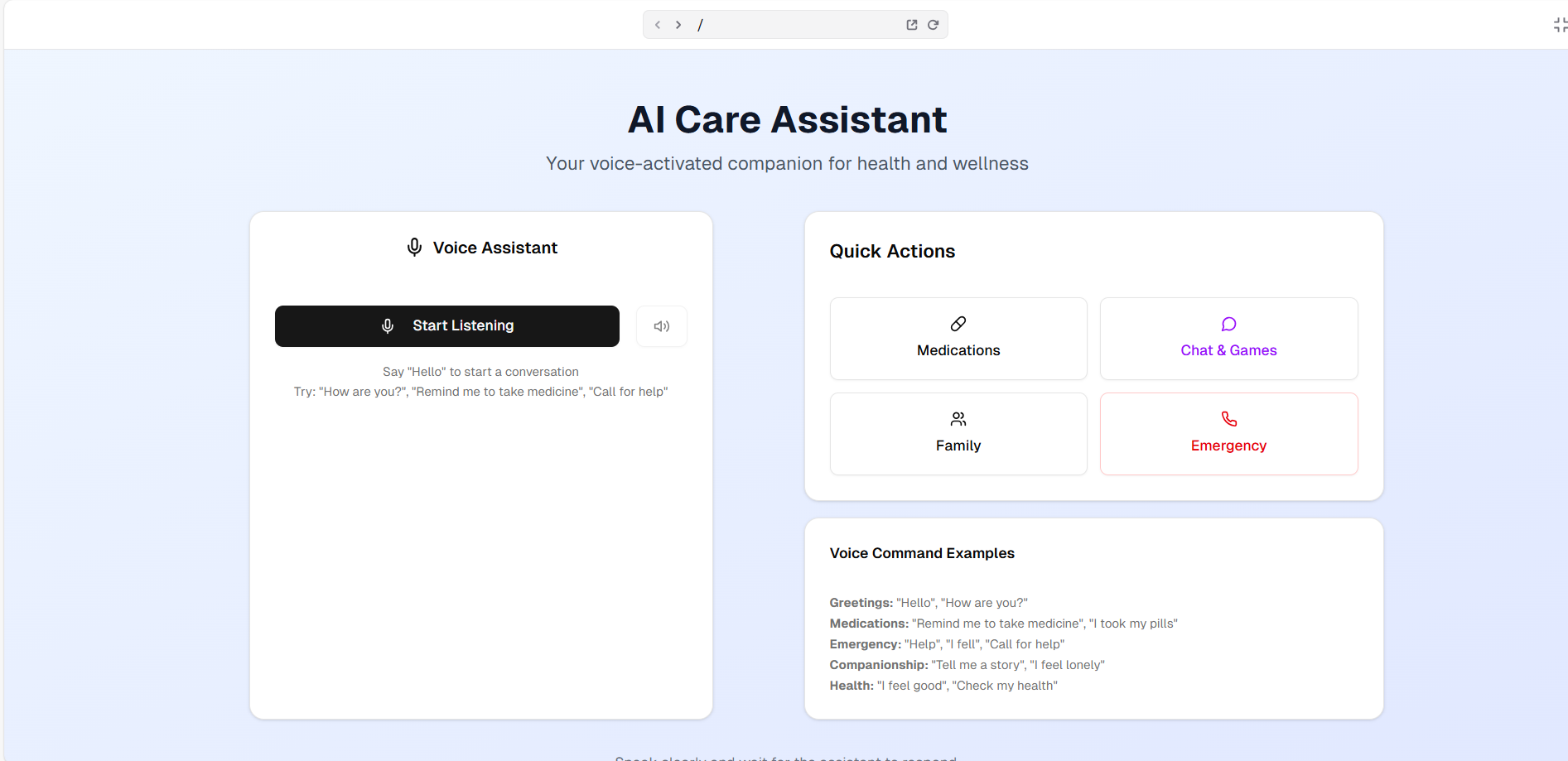 AI-Powered Elderly Care Assistant | Devpost