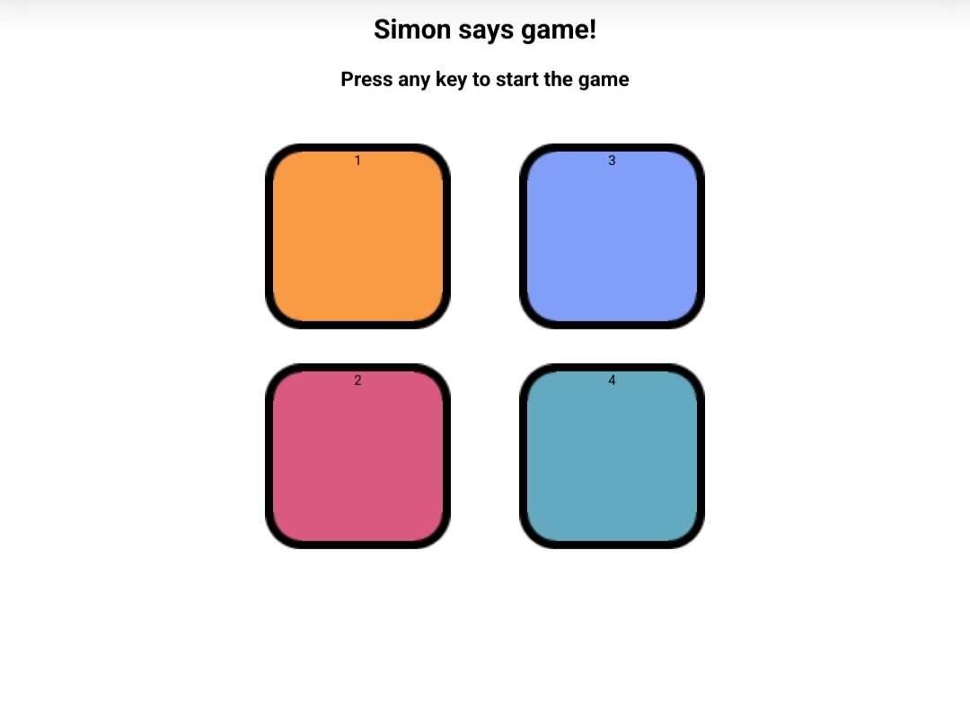 Simon Says Challenge Game | Devpost