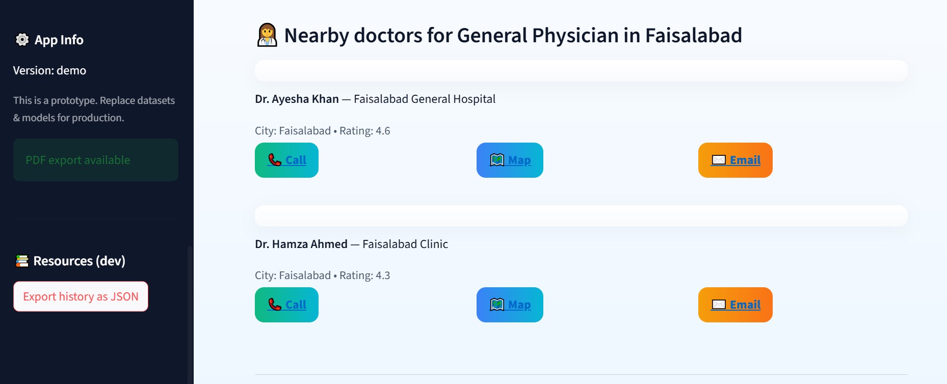 MediConnect – AI-powered Symptom Checker & Doctor Finder | Devpost