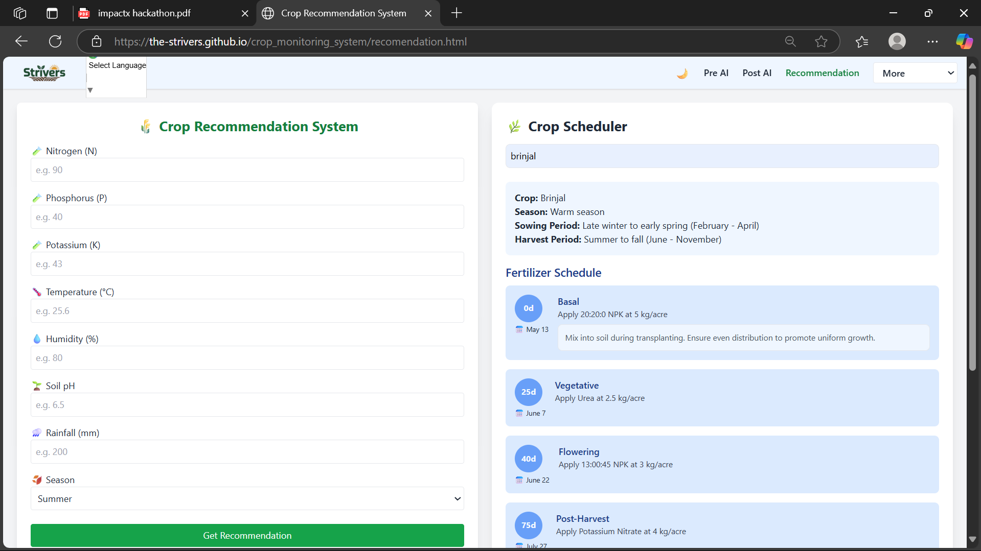 Project Kisan | Devpost