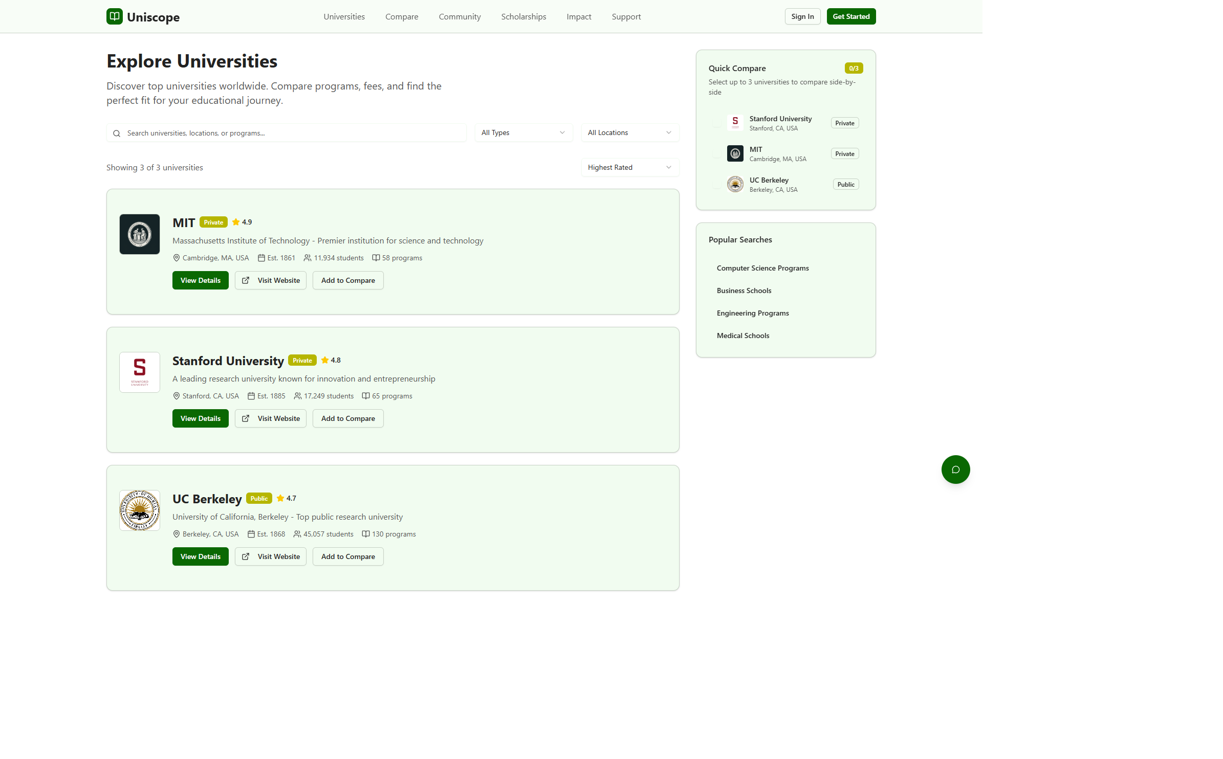Uniscope – See Your Future Clearly | Devpost