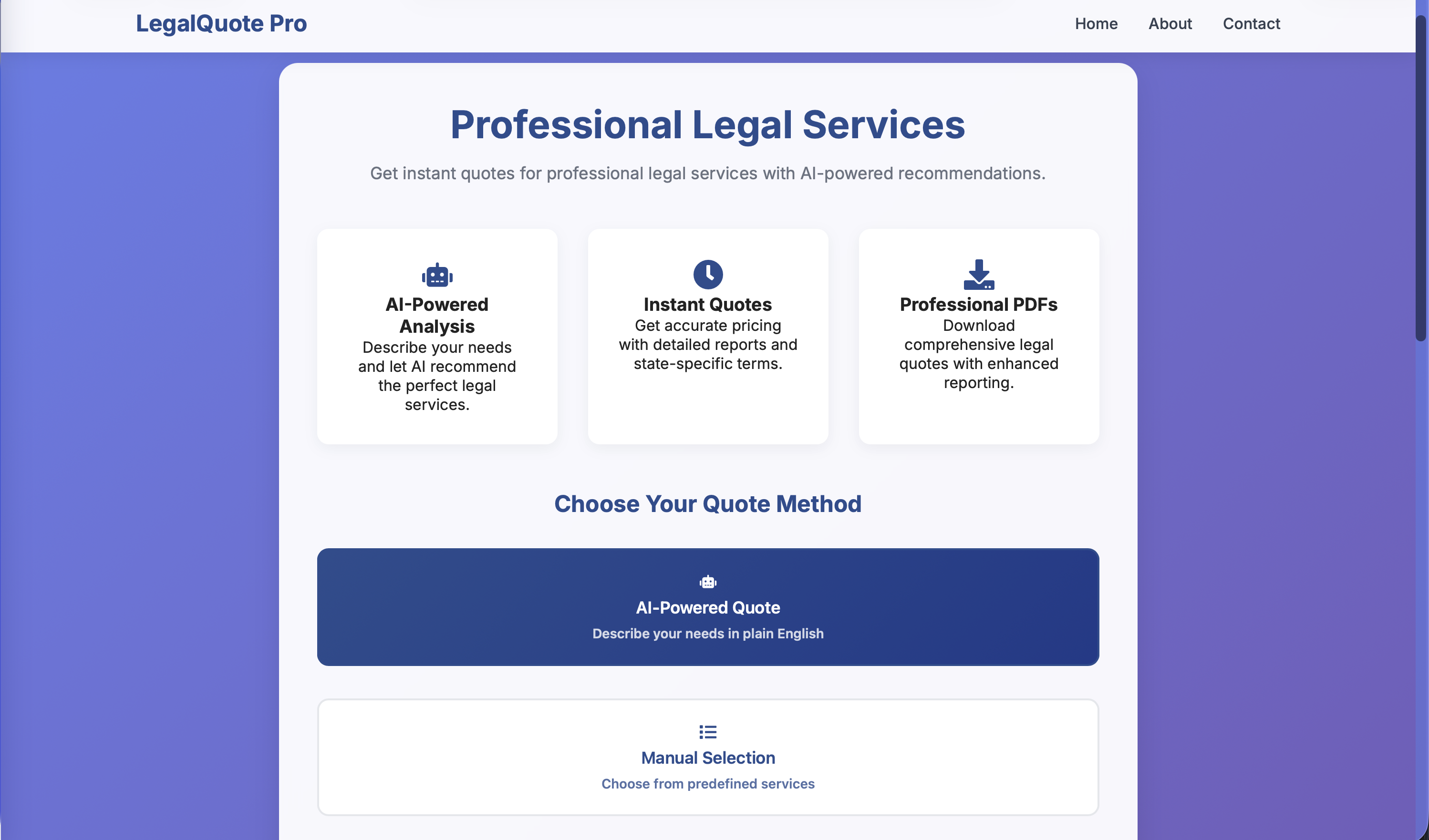 Legal Quote Pro | Devpost