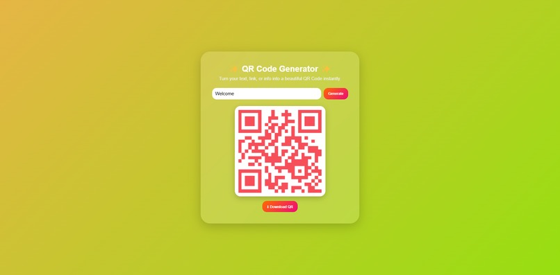 QR Code Generator | Devpost