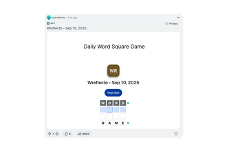 Wreflecto - A Daily Word Square Game | Devpost