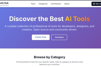 AI Tool Hub - Open source Contribution | Devpost