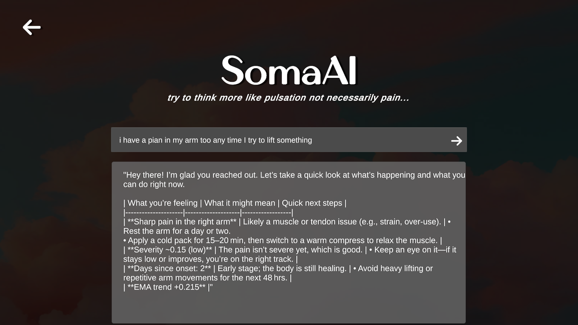 SomaAI - Pain Awareness & Relief Aid | Devpost