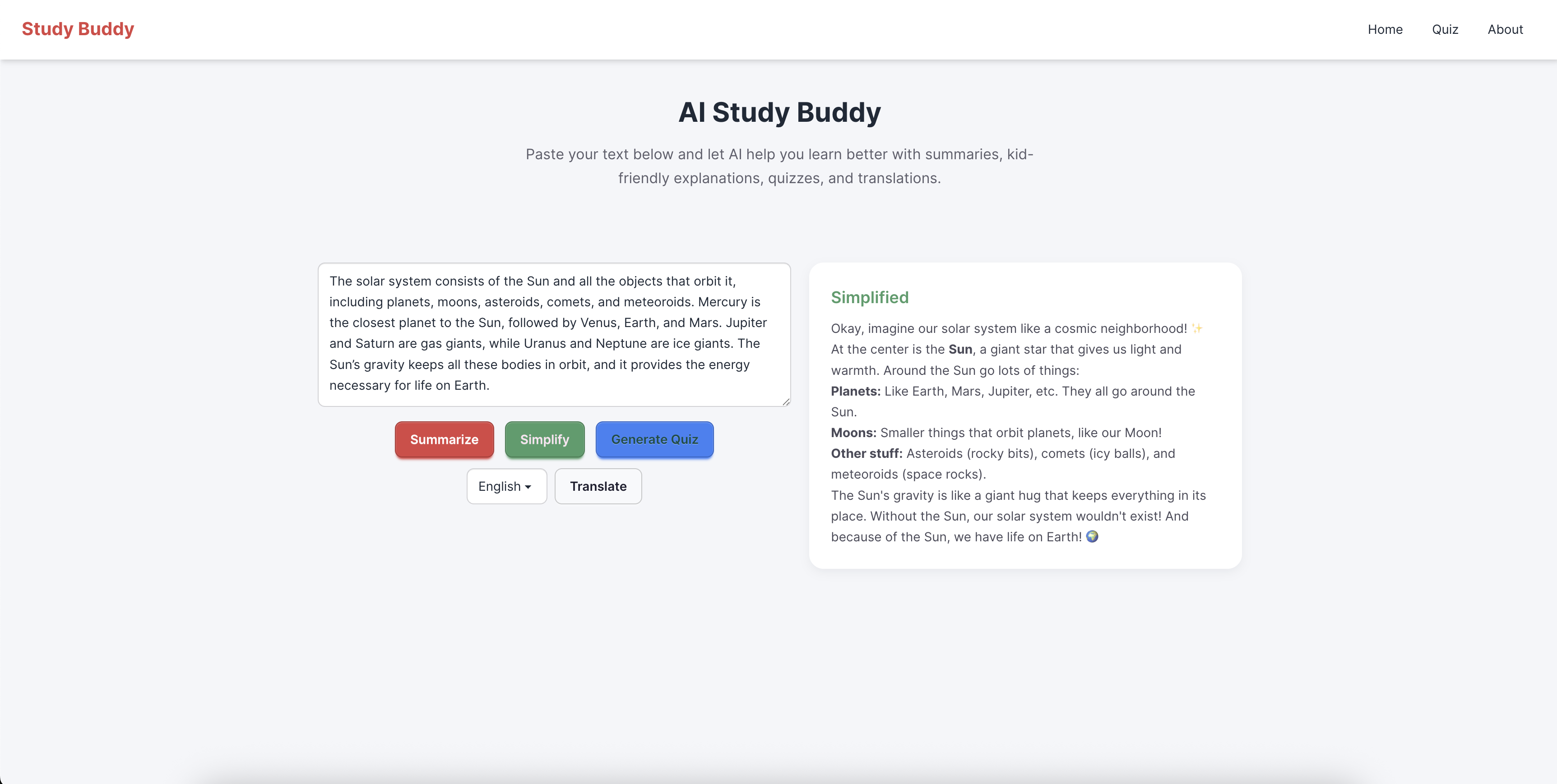 Studdy buddy | Devpost