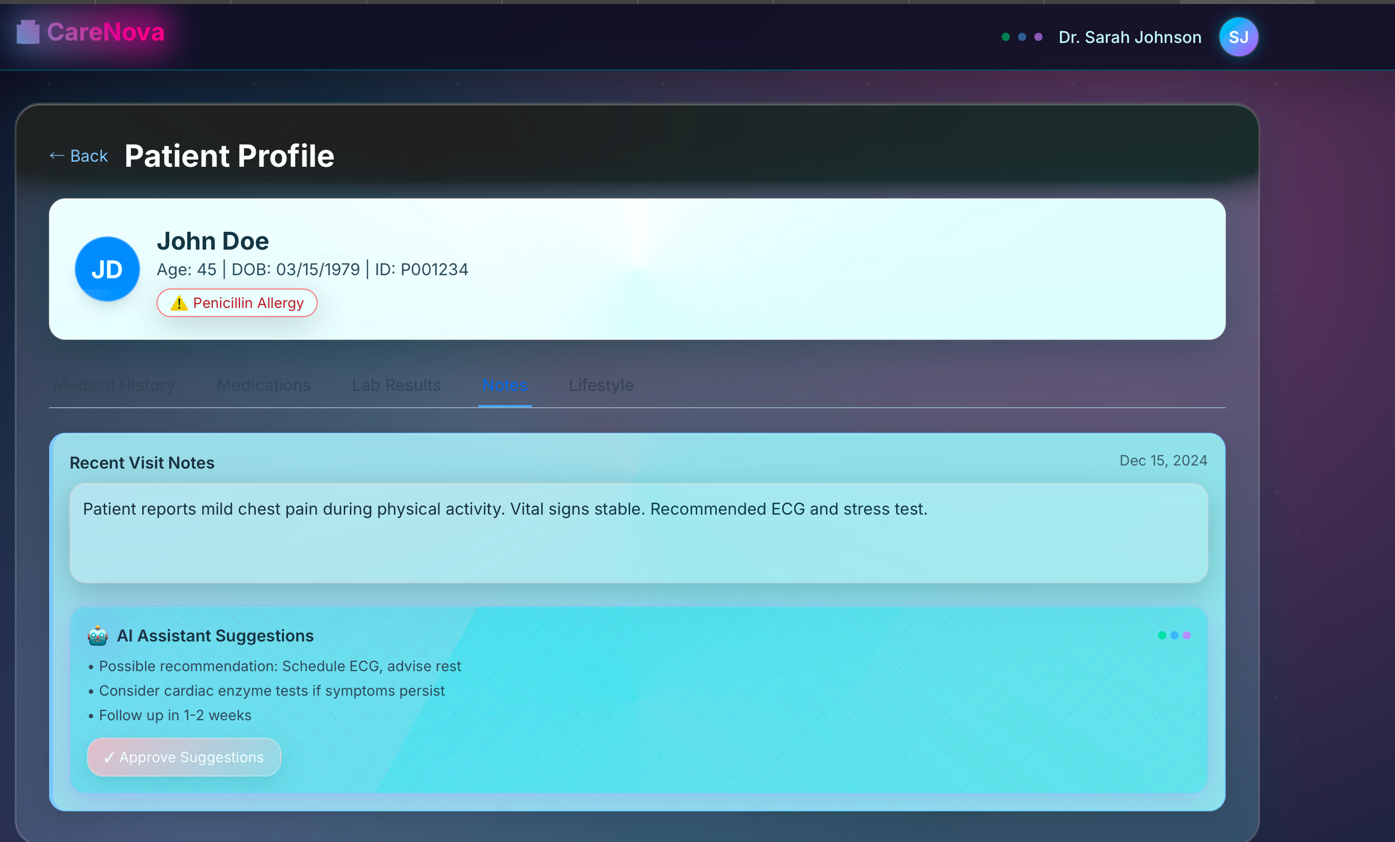 CareNova – The Next Evolution in Healthcare | Devpost