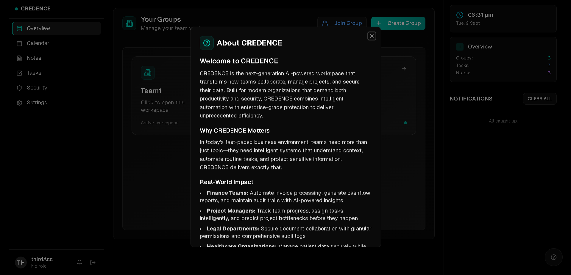 Credence | Devpost