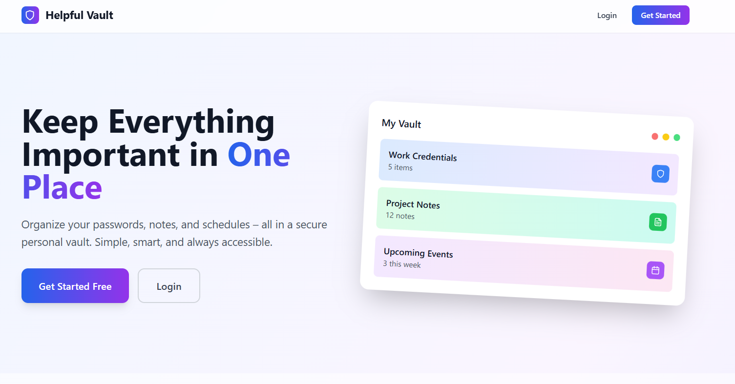 Helpful-Vault | Devpost