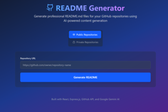 GitHub Readme Generator | Devpost