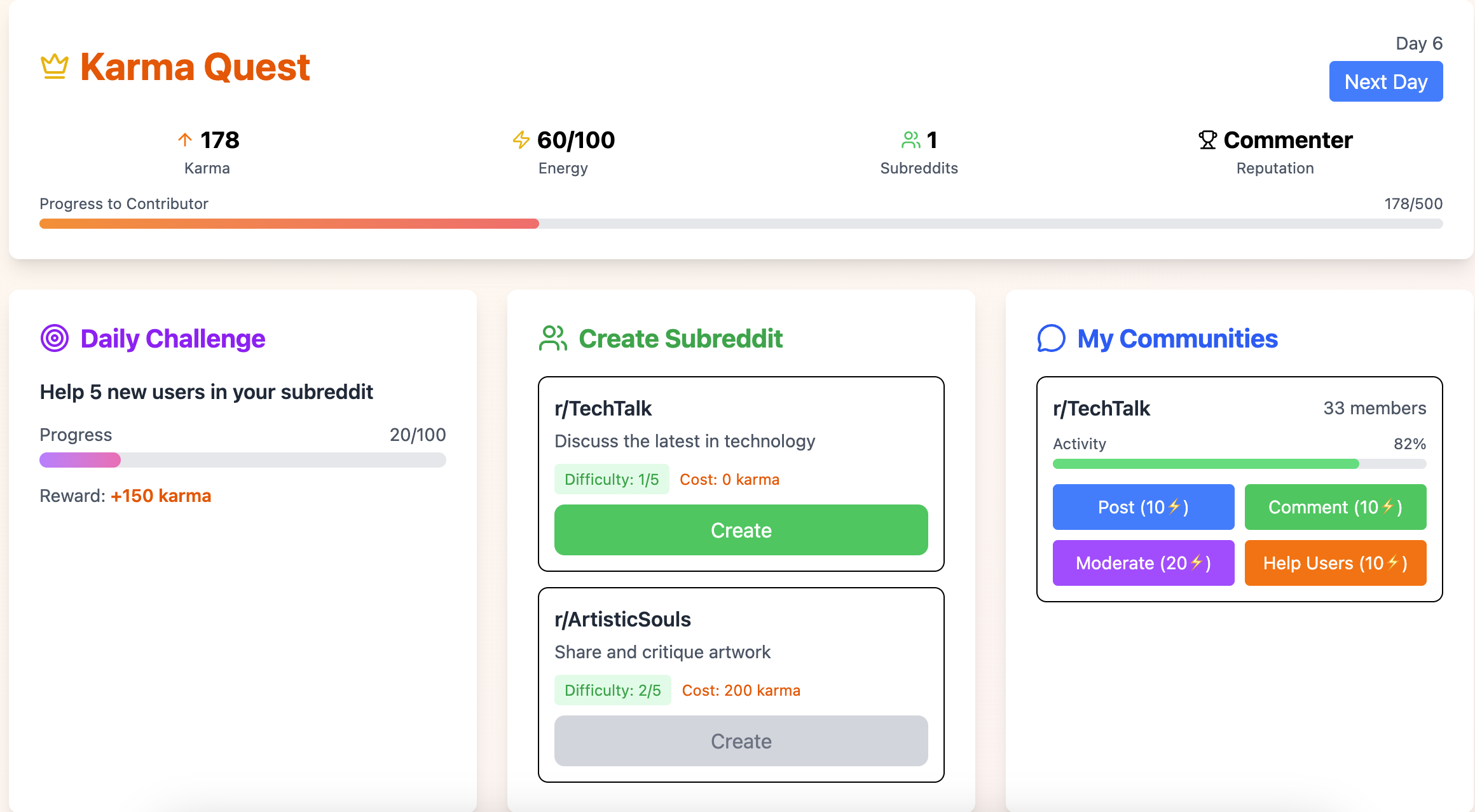 Karma Quest | Devpost