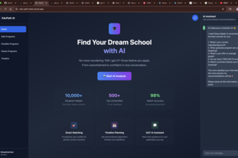 EduPath: AI University Matcher | Devpost