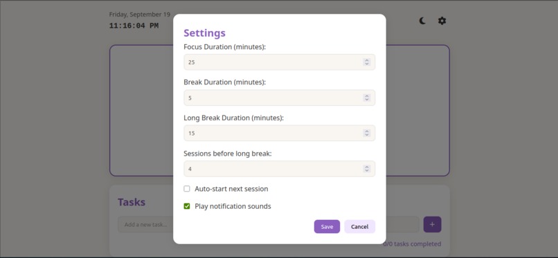 Digital Study Clock – Focus & Productivity Timer | Devpost