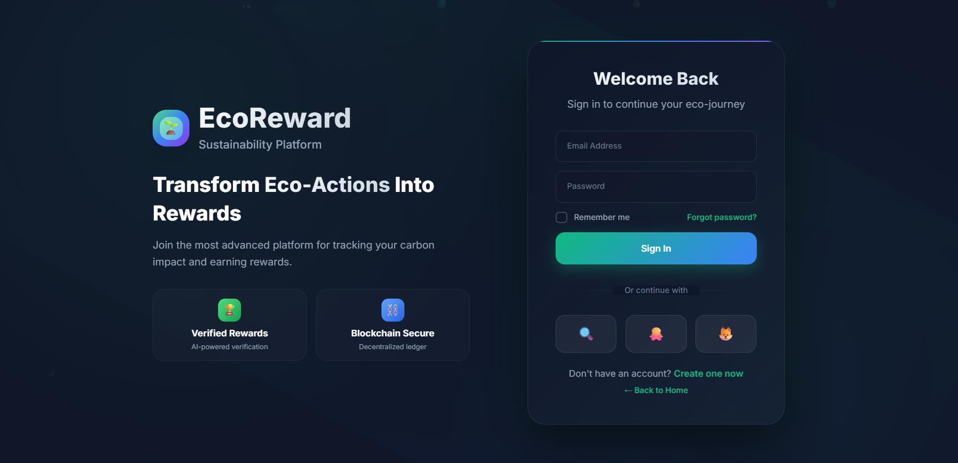 Eco rewards | Devpost