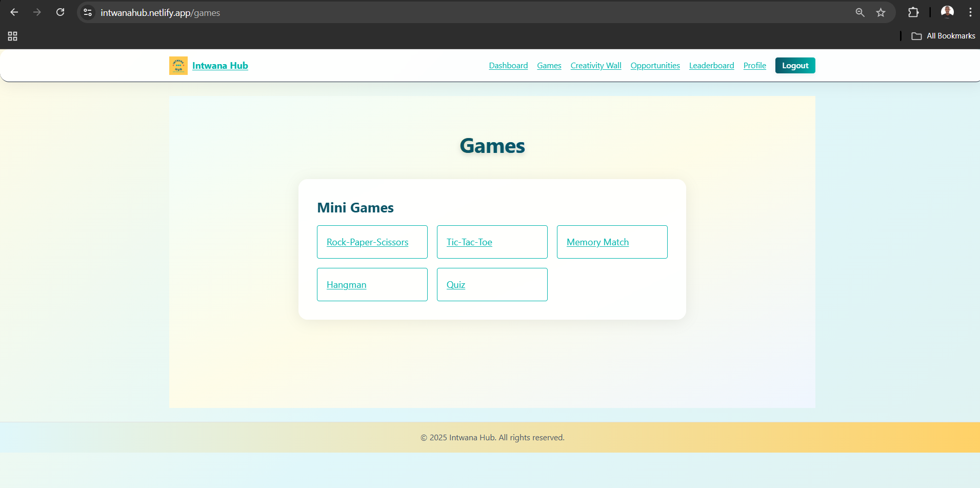 Intwna Hub | Devpost