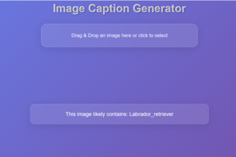 Image Caption Generator | Devpost
