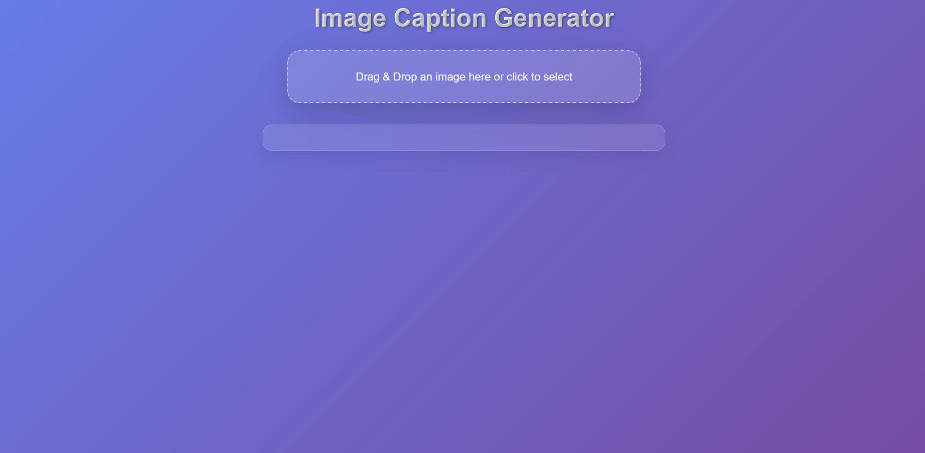 Image Caption Generator | Devpost