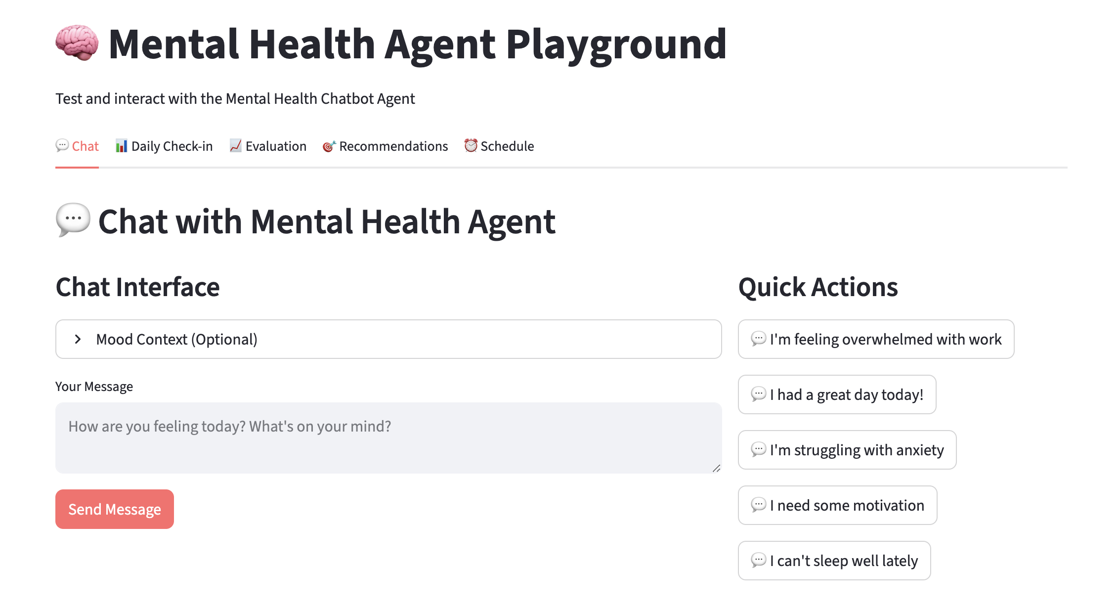 Mental Health Companion Agent | Devpost
