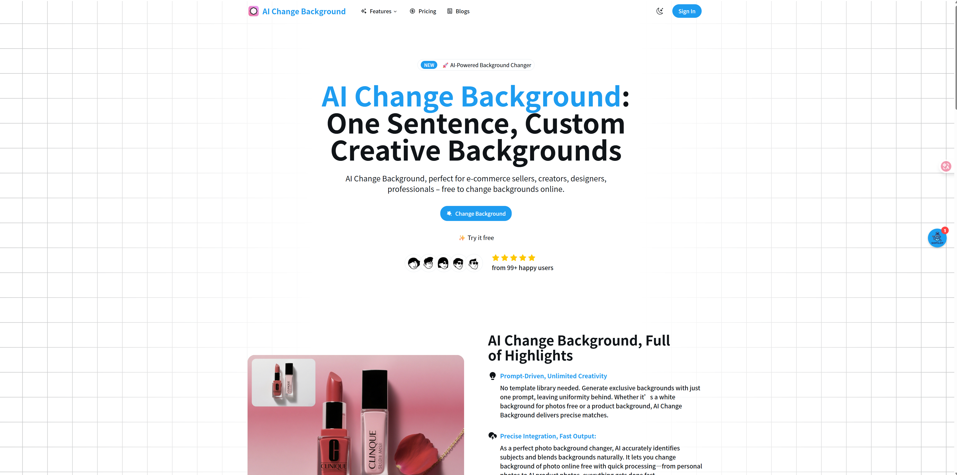 AI Change Background | Devpost